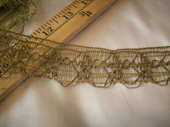 Lacey French Antique Gold Metal Trim | Etsy