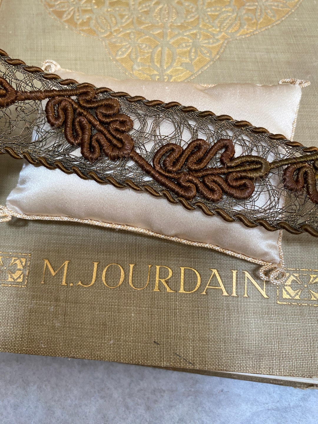 French Antique Bronze Metal Trim - Etsy