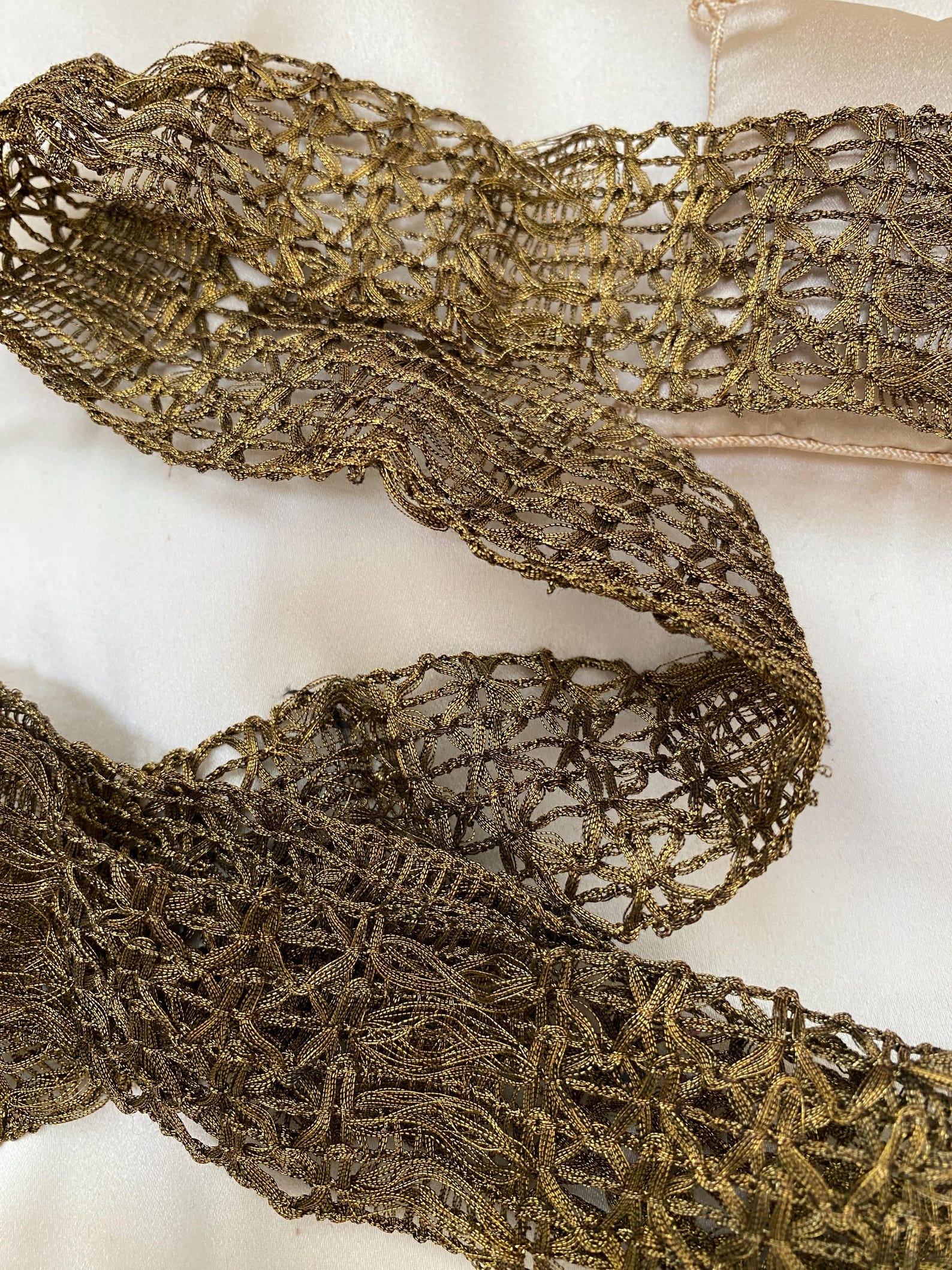 French Antique Deep Gold Bullion Trim - Etsy