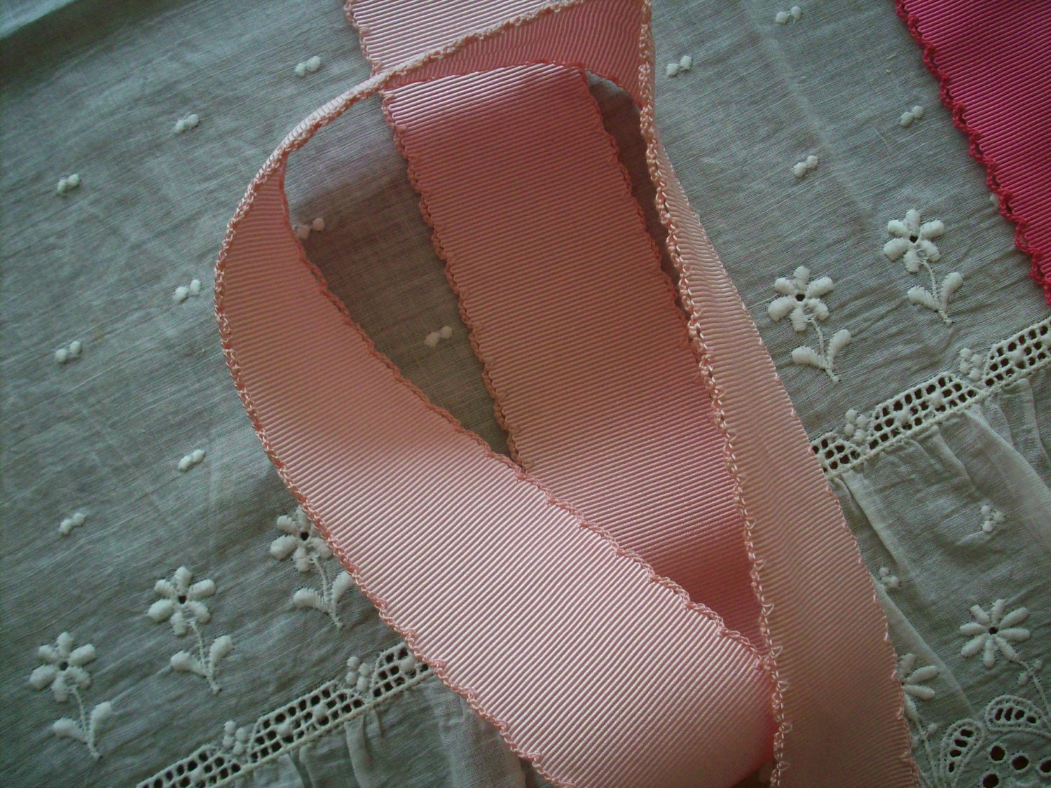 Vintage French Picot Grosgrain Ribbon With Sweet Picot Edge | Etsy