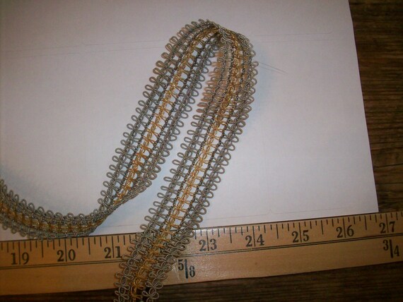 Antique French Trim Made With Metal and Silk - Etsy