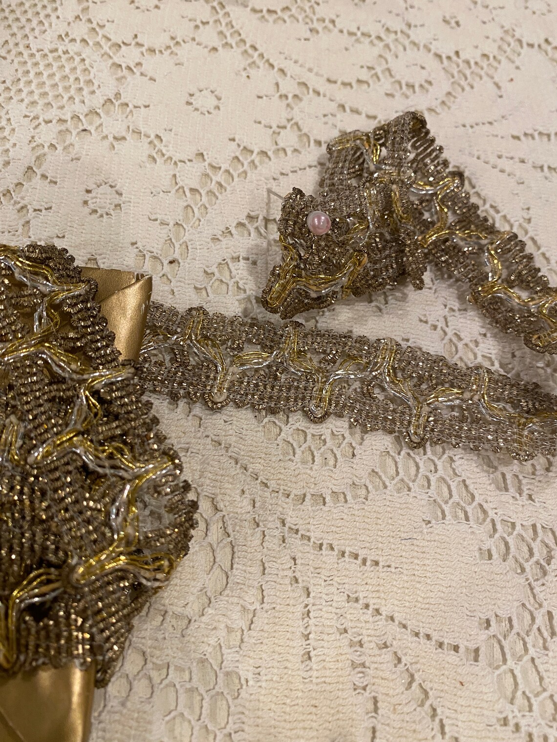 French Antique Gold Metal Trim - Etsy