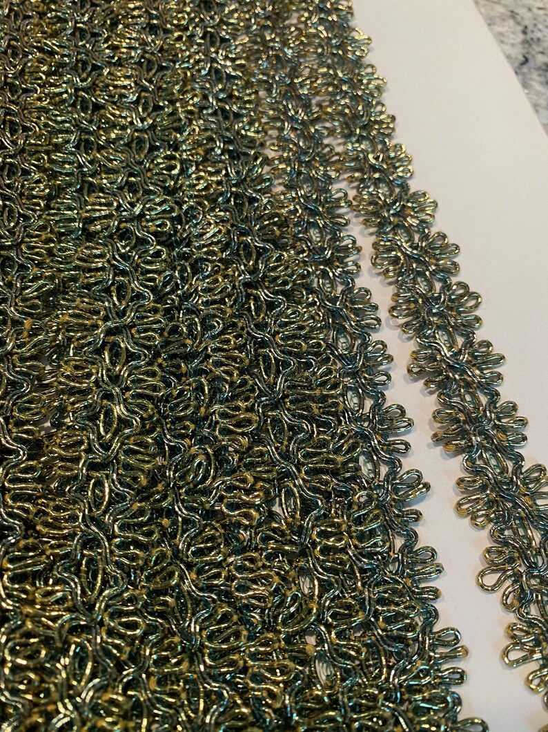 2 Yds. Metallic Vintage Guimpe, More Avail. - Etsy