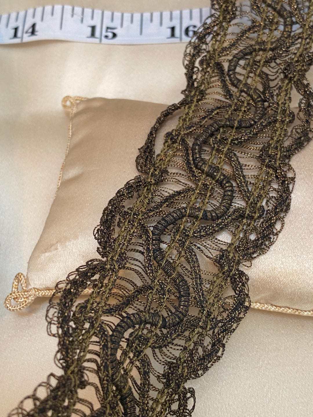 French Antique Deep Gold Bullion Trim - Etsy