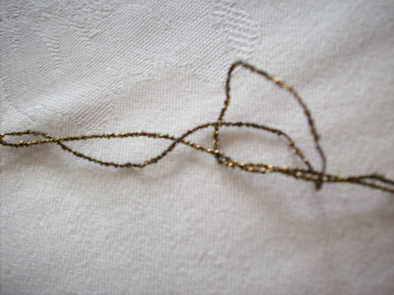 5 Yds. of Antique Dark Gold Tiny Cord French 1920s - Etsy