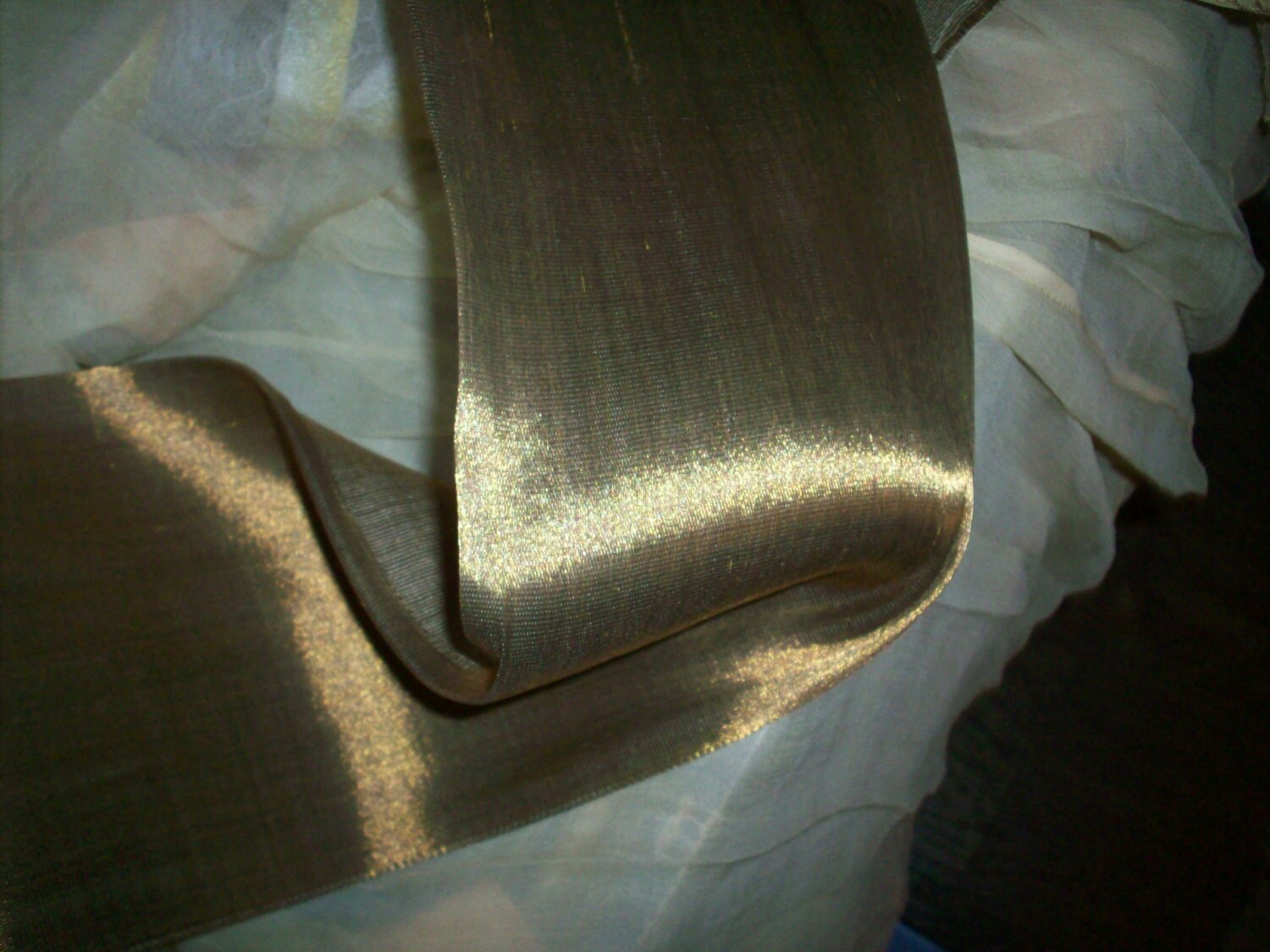 1 Yard of French Antique Bronze Lame Ribbon 1920s 5 3/4 - Etsy