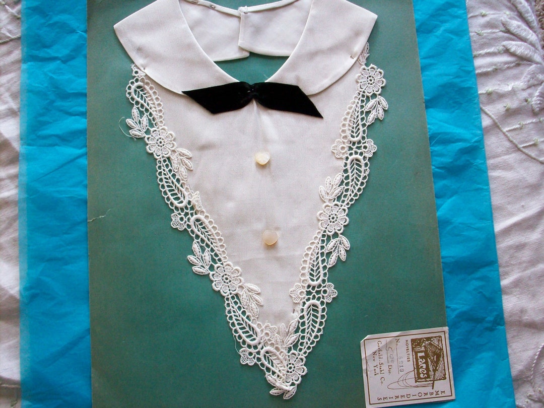 Antique Salesmans Lace Sample Collar in Pale Ivory - Etsy