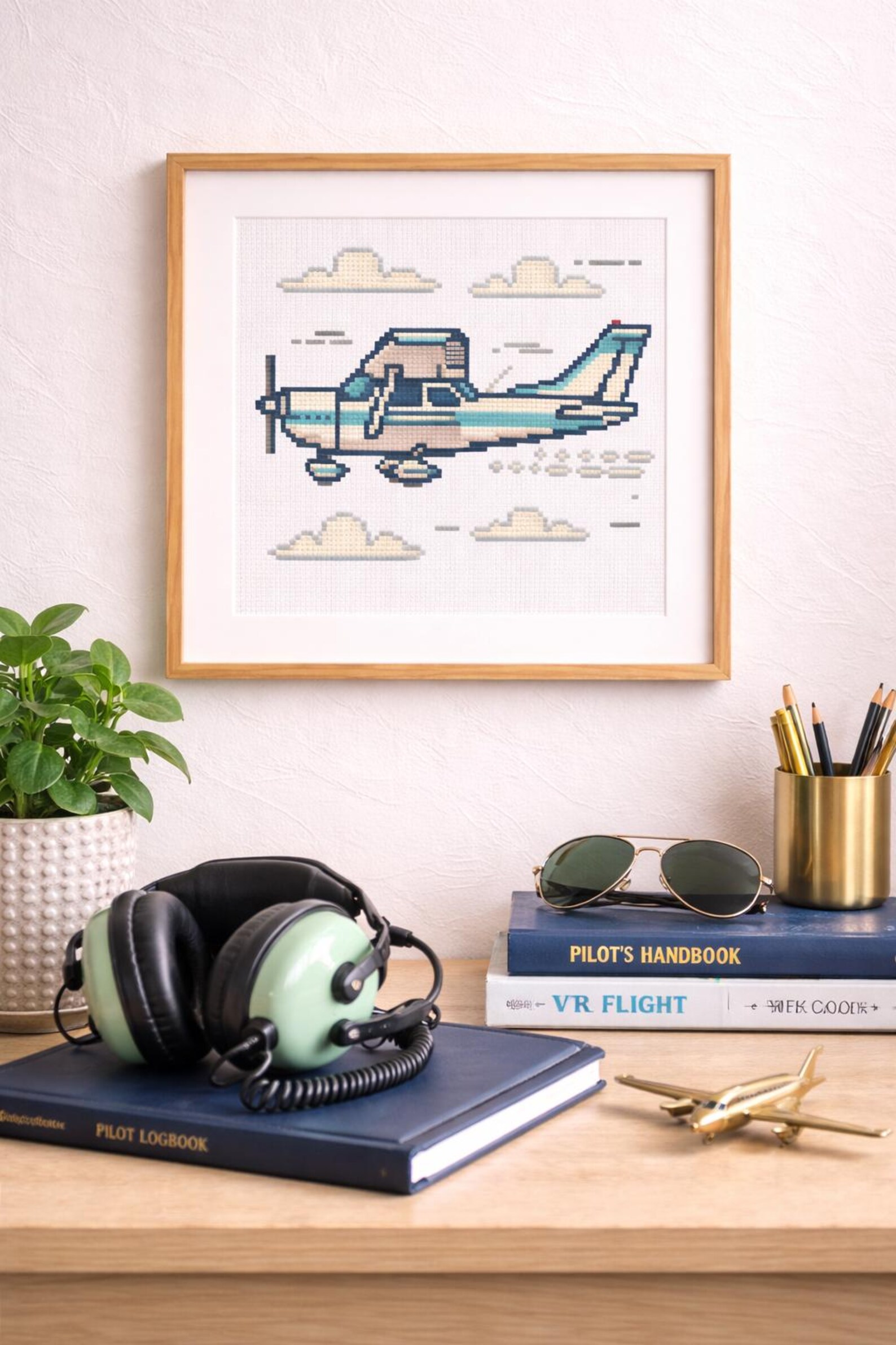 Cessna Cross-stitch Pattern: Aviation Airplane Design (PDF) - Etsy