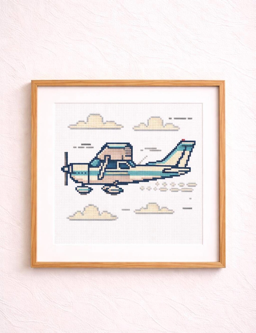 Cessna Cross-stitch Pattern: Aviation Airplane Design (PDF) - Etsy