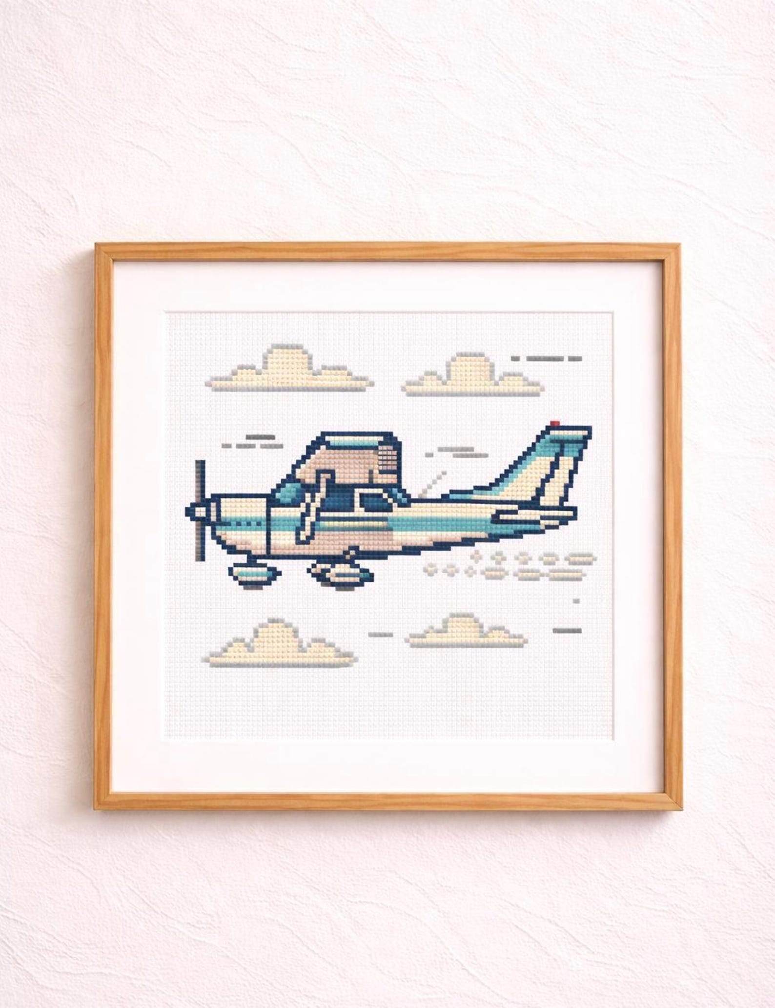 Cessna Cross-stitch Pattern: Aviation Airplane Design (PDF) - Etsy