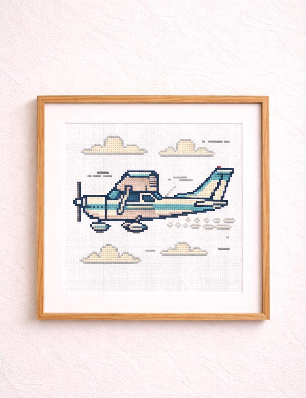 Cessna Cross-stitch Pattern: Aviation Airplane Design (PDF) - Etsy