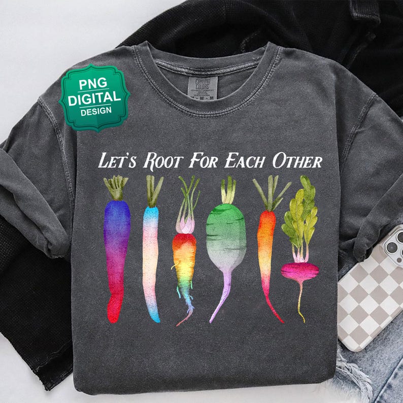Let’s Root for Each Other PNG Digital Download, LGBT Support Shirt ...