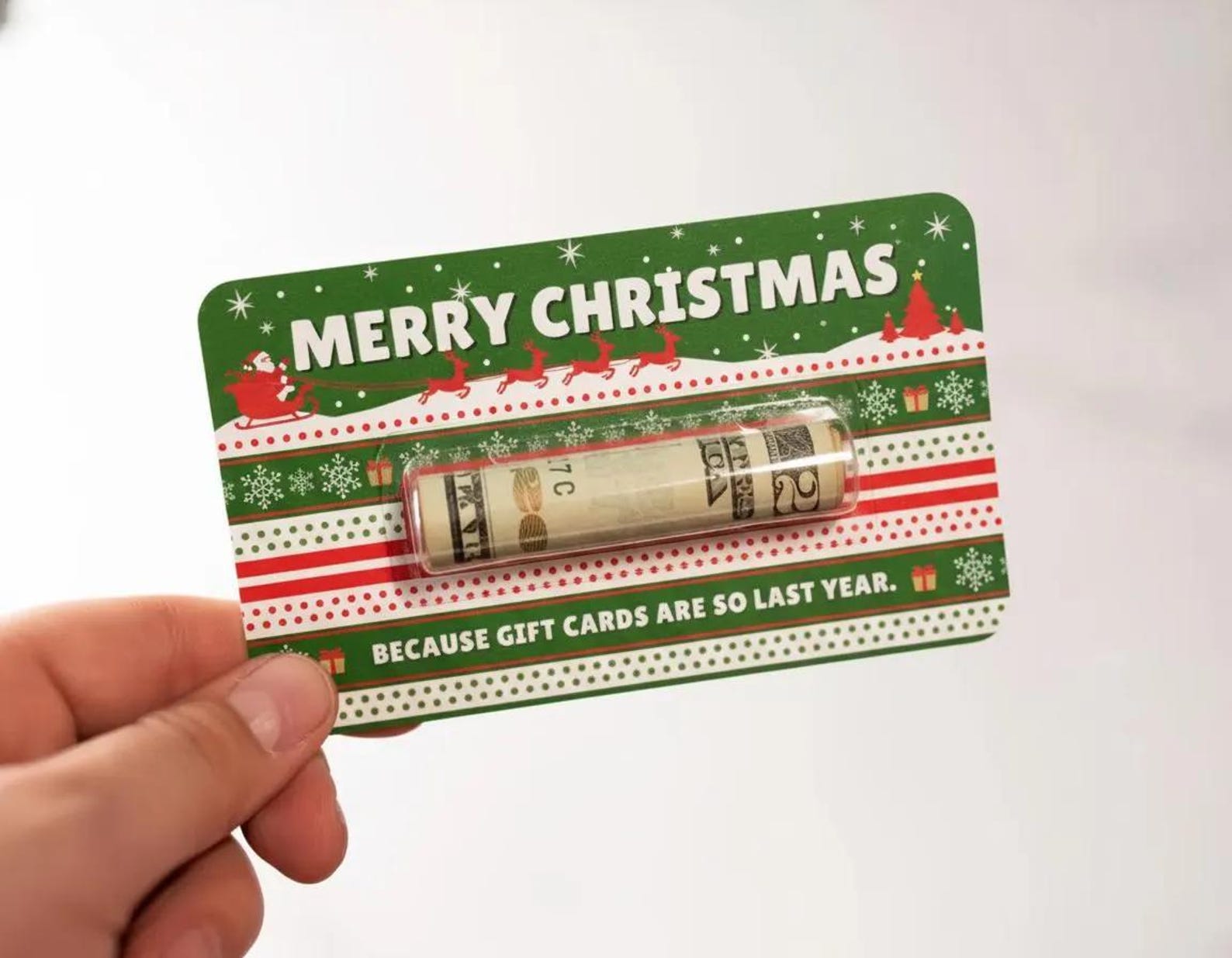 Christmas Money Holder PNG, Funny Cash Gift, Cute Holiday Money Card ...