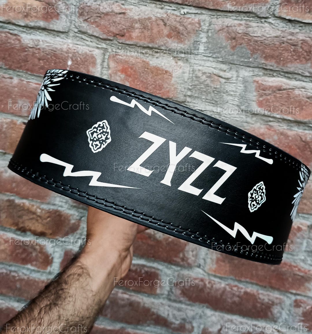 Zyzz Anime Belt I Powerlifting Lever Belt I Custom Lever Belt I Leather ...