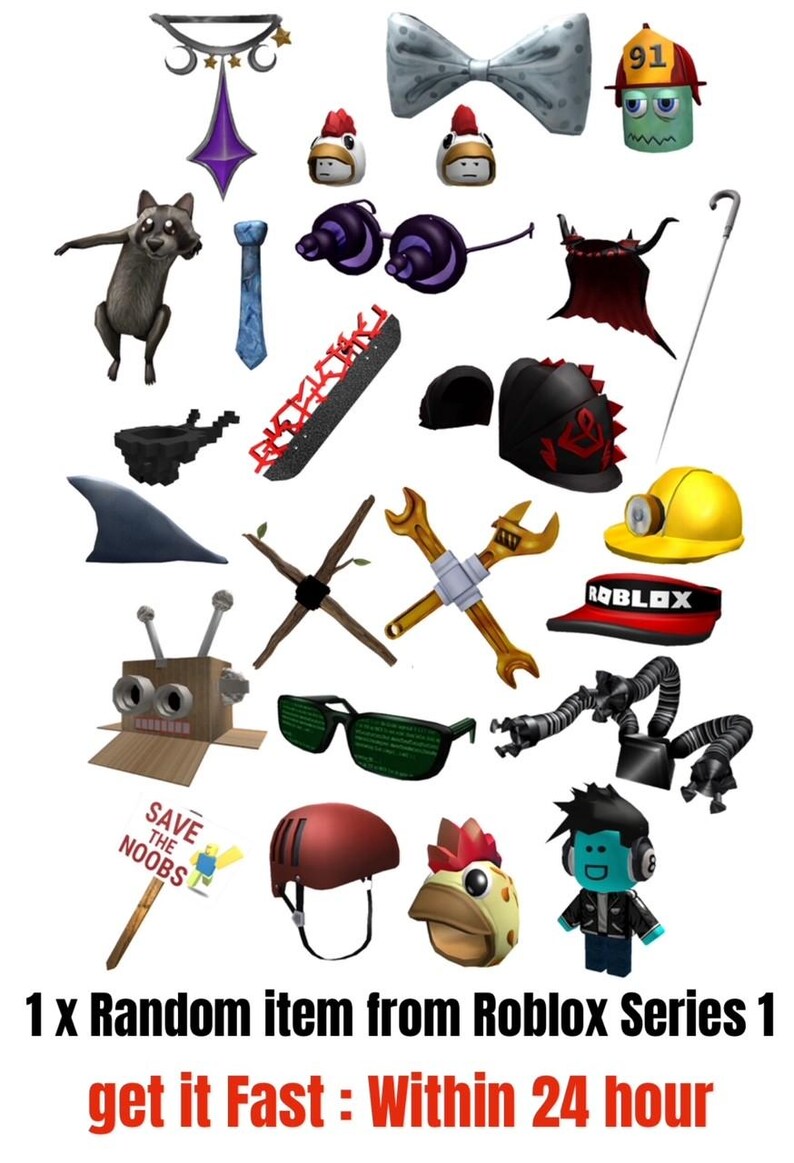 Roblox DLC 1x Random Series 1 *digital Code* Virtual Toy Code Avatar ...