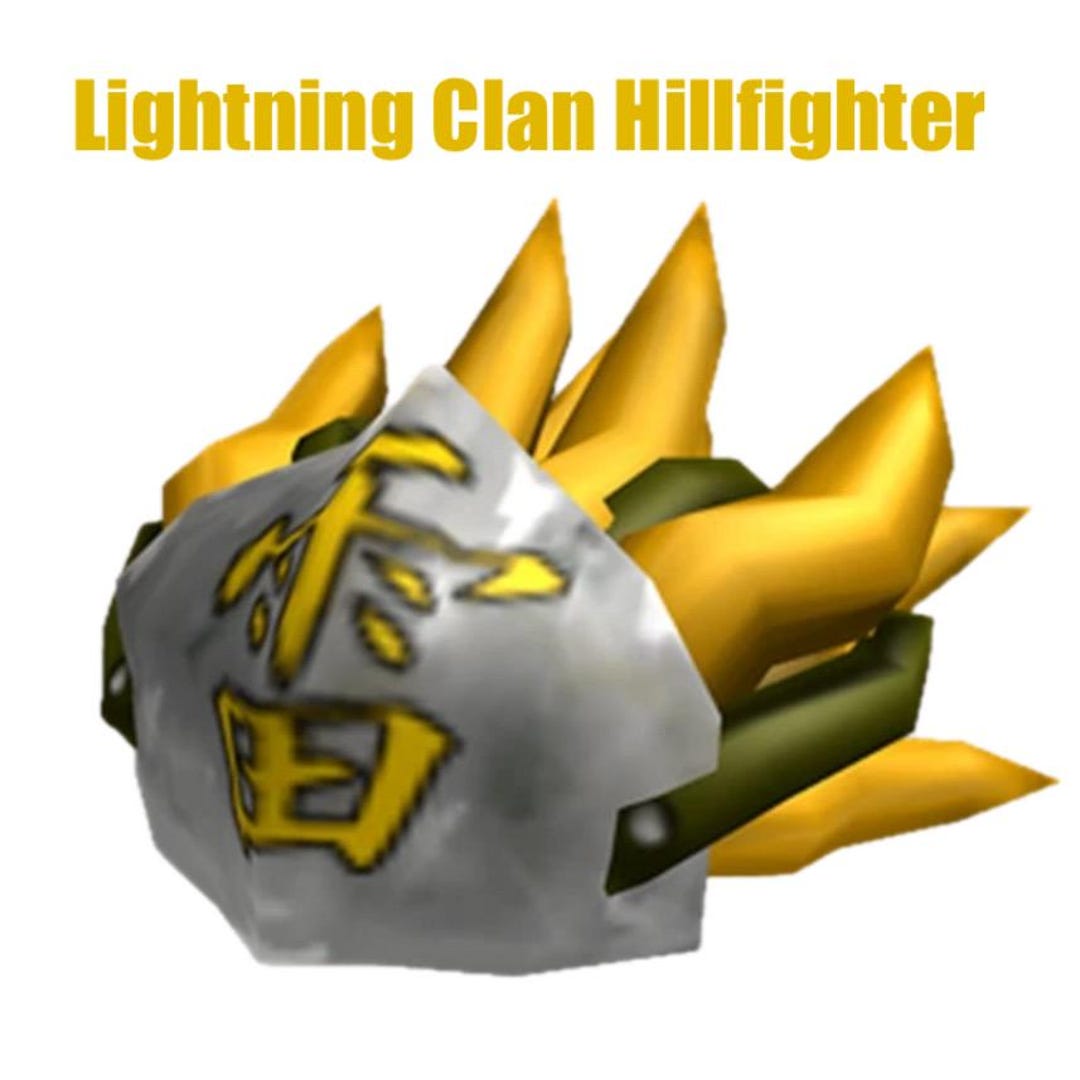Roblox DLC Lightning Clan Hillfighter *digital Code* Virtual Toy Code ...