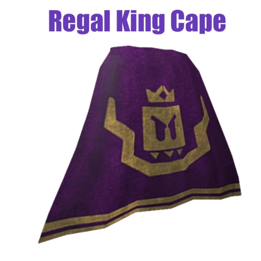 Roblox DLC Regal King Cape *digital Code* Virtual Toy Code Avatar - Etsy UK