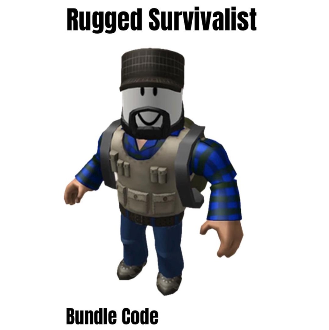 Roblox DLC Rugged Survivalist *digital Code* Virtual Item Toy Code ...