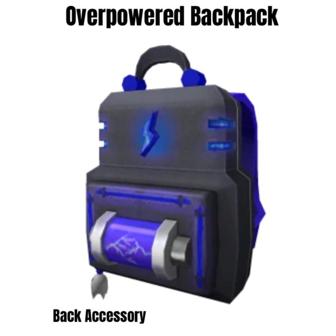 Roblox DLC Overpowered Backpack *digital Code* Virtual Toy Code Avatar ...