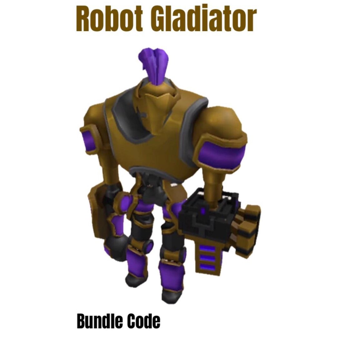Roblox DLC Robot Gladiator *digital Code* Virtual Item Toy Code Avatar ...