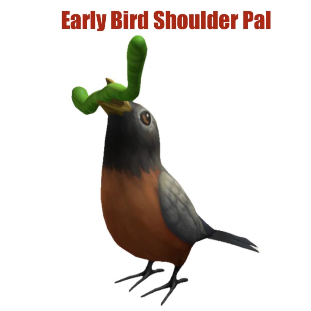Roblox DLC Early Bird Shoulder Pal *digital Code* Virtual Toy Code ...