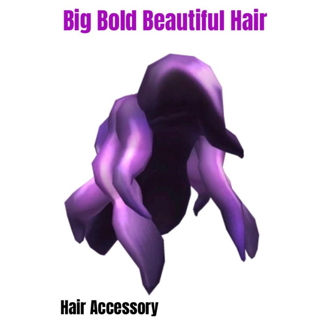 Roblox DLC Big Bold Beautiful Hair *digital Code* Virtual Toy Code ...