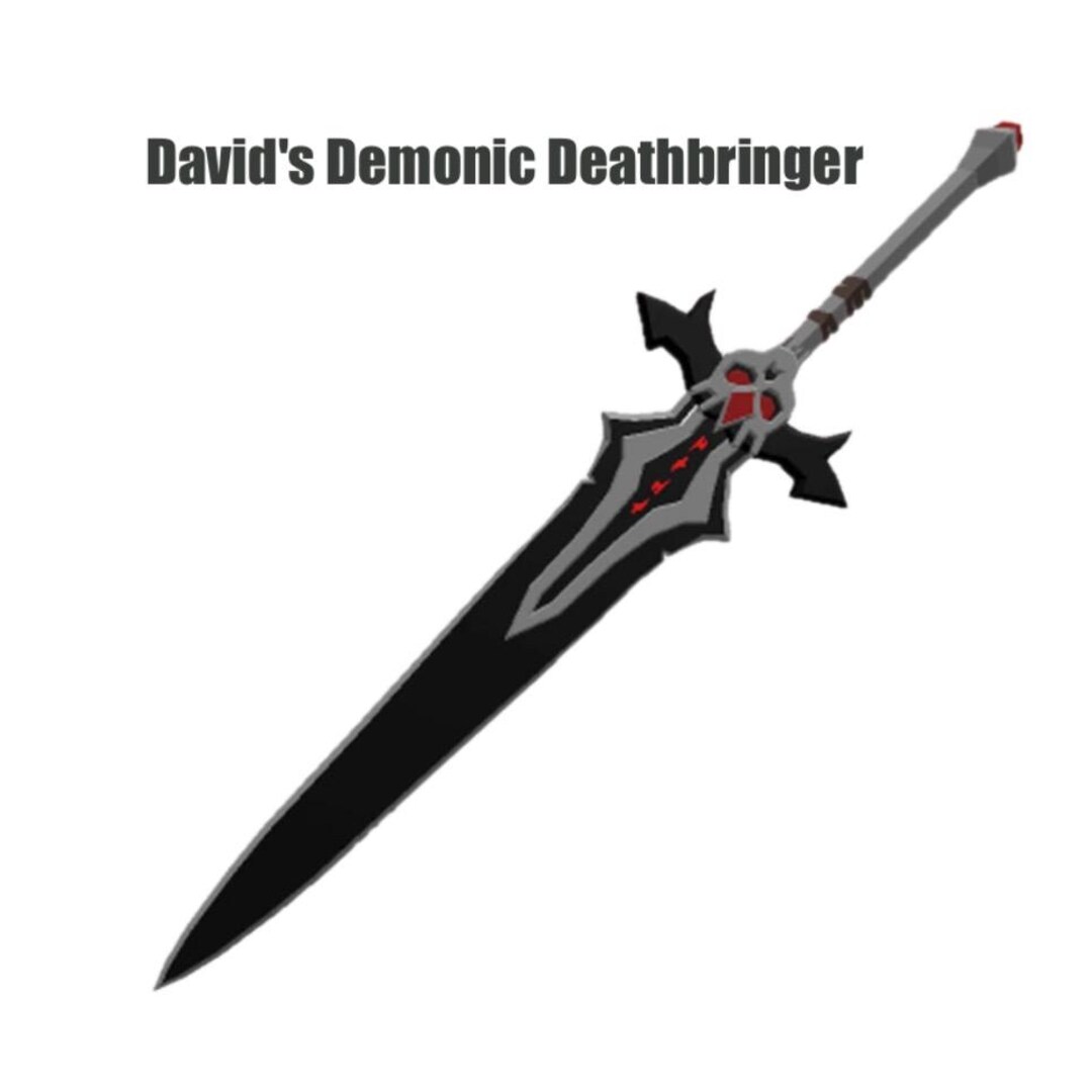 Roblox DLC David's Demonic Deathbringer *digital Code* Virtual Toy Code ...
