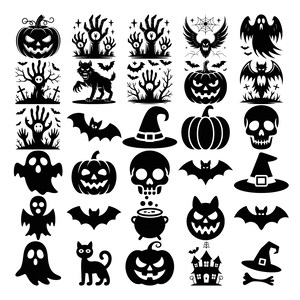 Halloween Svg Bundle, Halloween Clipart, Halloween Png Bundle ...