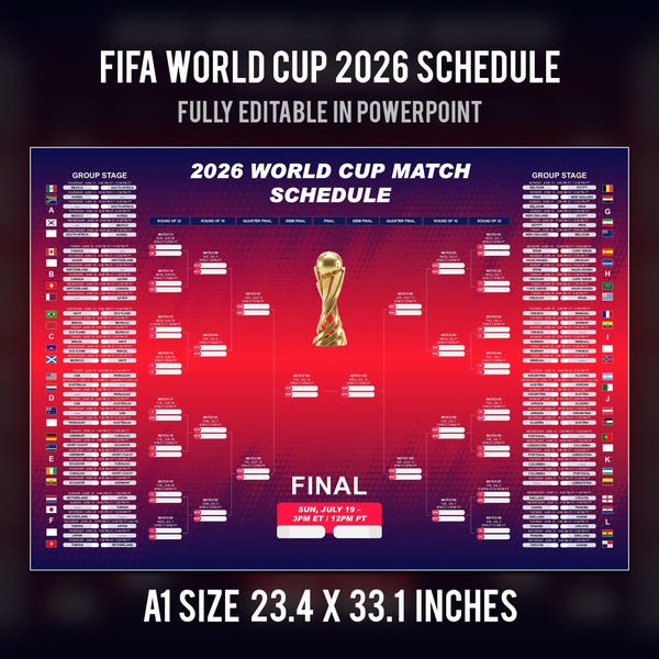 Fifa World Cup 2026 Posters Etsy Uk