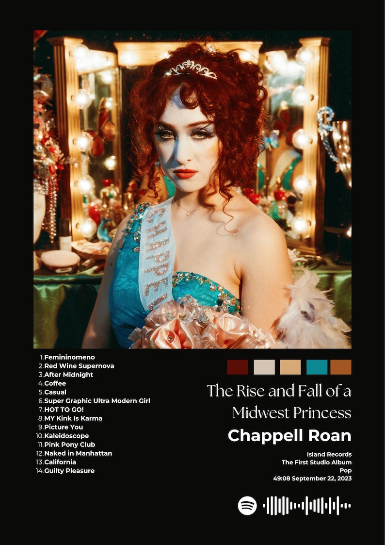 Chappell Roan 2023 Album Cover Poster Pop Prints the Rise and Fall of a ...
