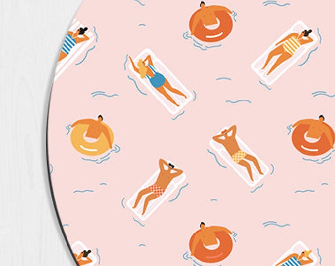 Mouse Pad Pink Mousepad Beach Desk Decor Office Decor School Supplies ...