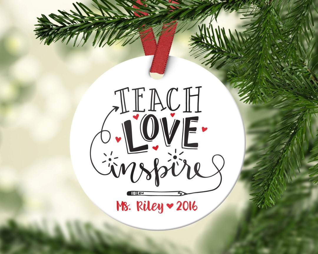 Christmas Gifts for Teachers Teacher Gift Personalized Teacher ...