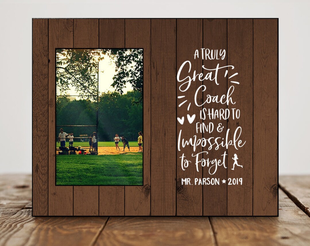 Track Coach Gift Track and Field Coach Gift Track Coach Picture Frame ...