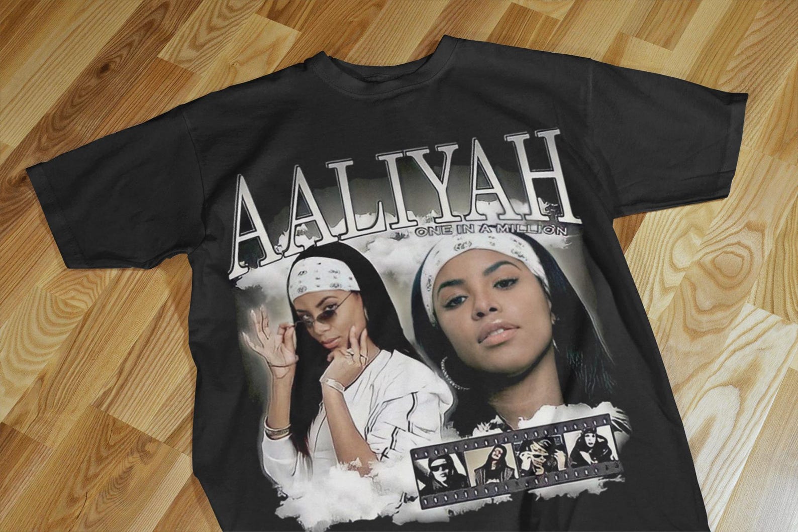 Vintage Aaliyah Digital Art for Apparel & Crafting - Retro Pop Culture ...