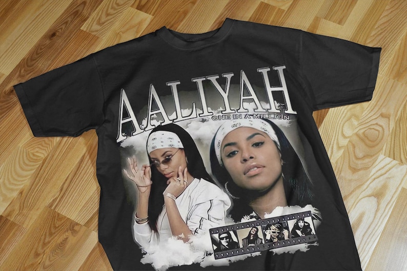 Vintage Aaliyah Digital Art for Apparel & Crafting - Retro Pop Culture ...