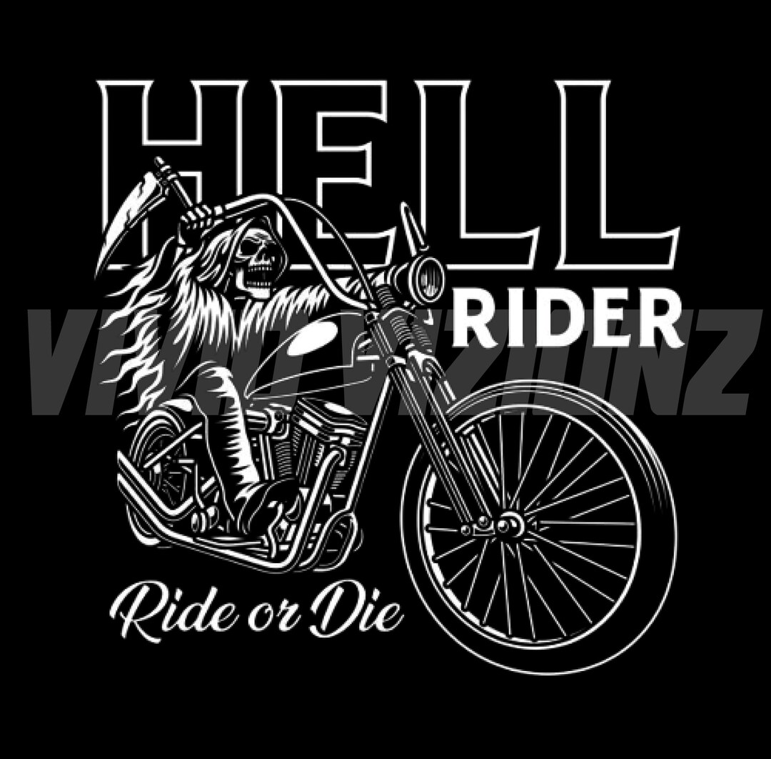Edgy Grim Reaper Biker Design - Unique PNG for DIY Projects - Etsy