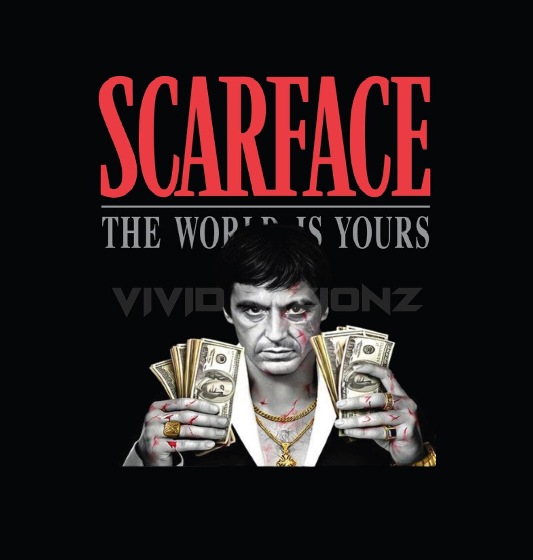 Vintage Scarface Illustration Pack for Fashion & Interior Decor - Etsy