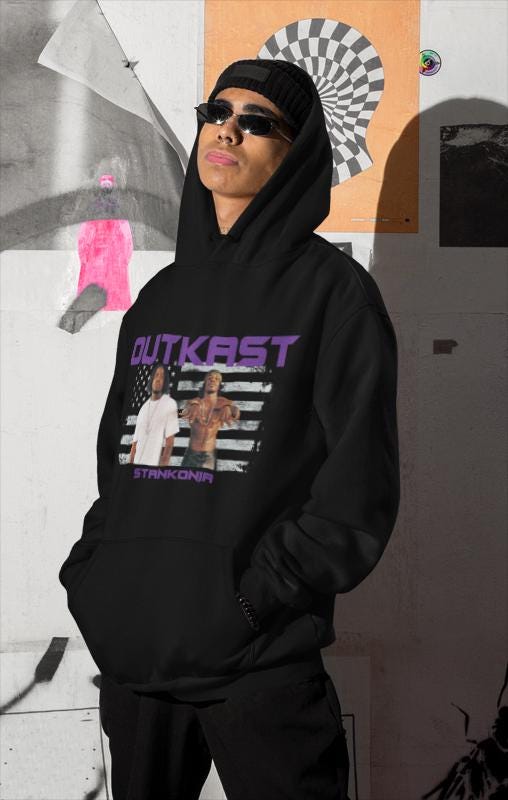 Outkast Inspired Digital Art for Unique Apparel Design - Etsy