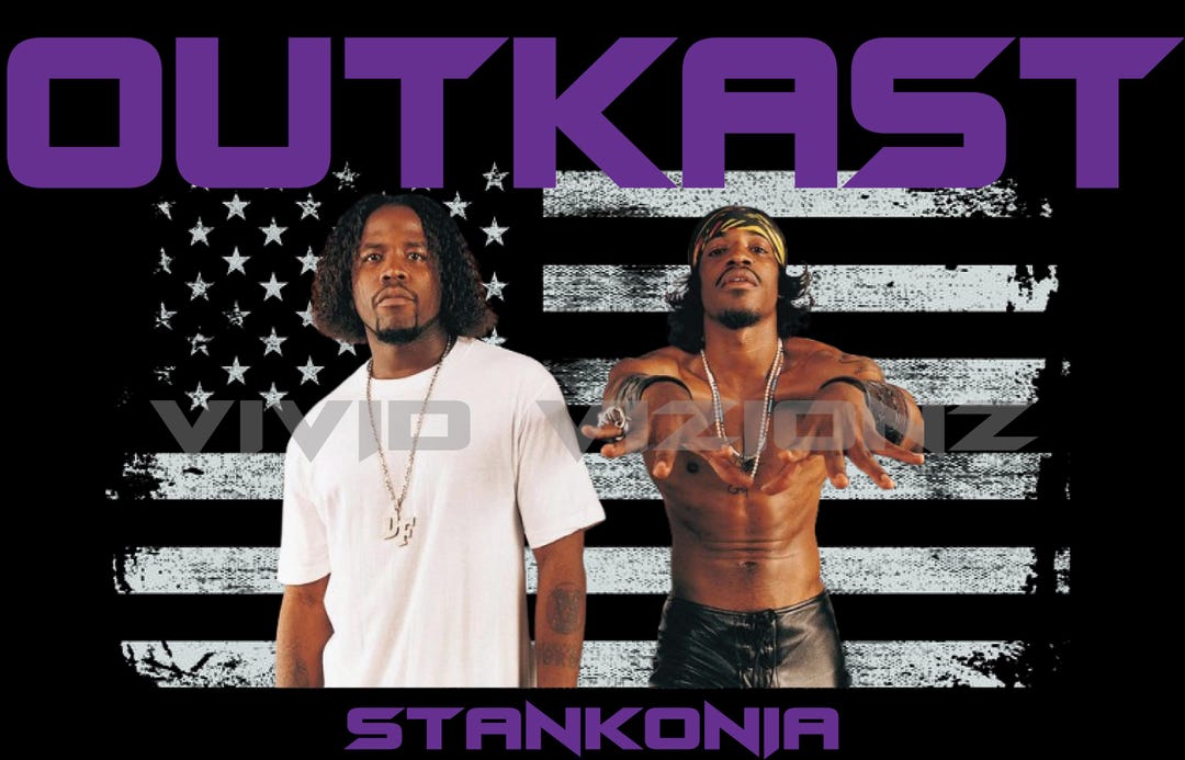 Outkast Inspired Digital Art for Unique Apparel Design - Etsy