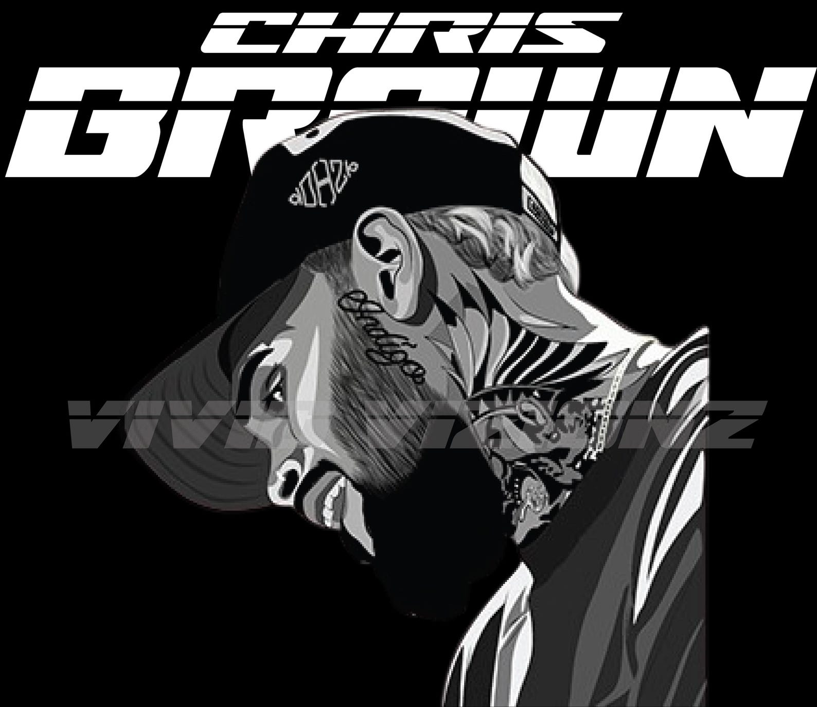 Chris Brown Inspired Digital Design for Fashion and Interiors - Etsy