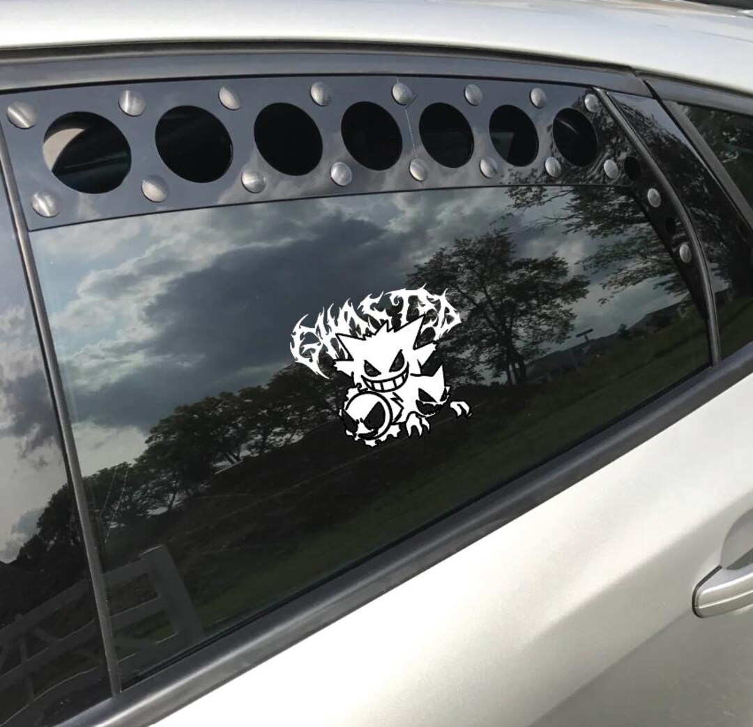 GENGAR BANNER | Jdm Decals | Vinyl Decal | Anime Decal - Etsy