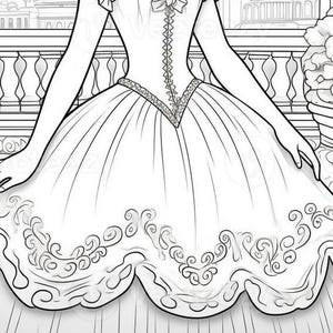 Coloring Book - PDF- for Childs - Princess - 40 PAGES - Etsy