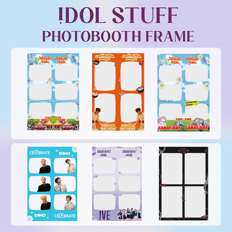 Custom Kpop Merch Design: Cupsleeve, Stickers, Photocards (digital ...