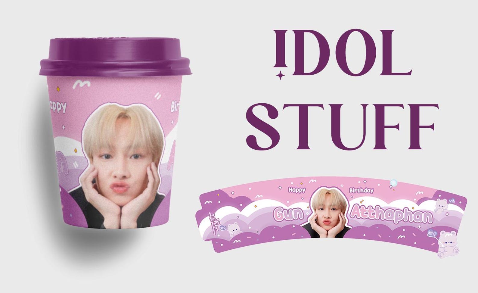 DIY Kpop Design Cupsleeve, Photocard, Poster, Photo Booth & Sticker ...