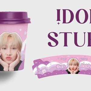 DIY Kpop Design Cupsleeve, Photocard, Poster, Photo Booth & Sticker ...
