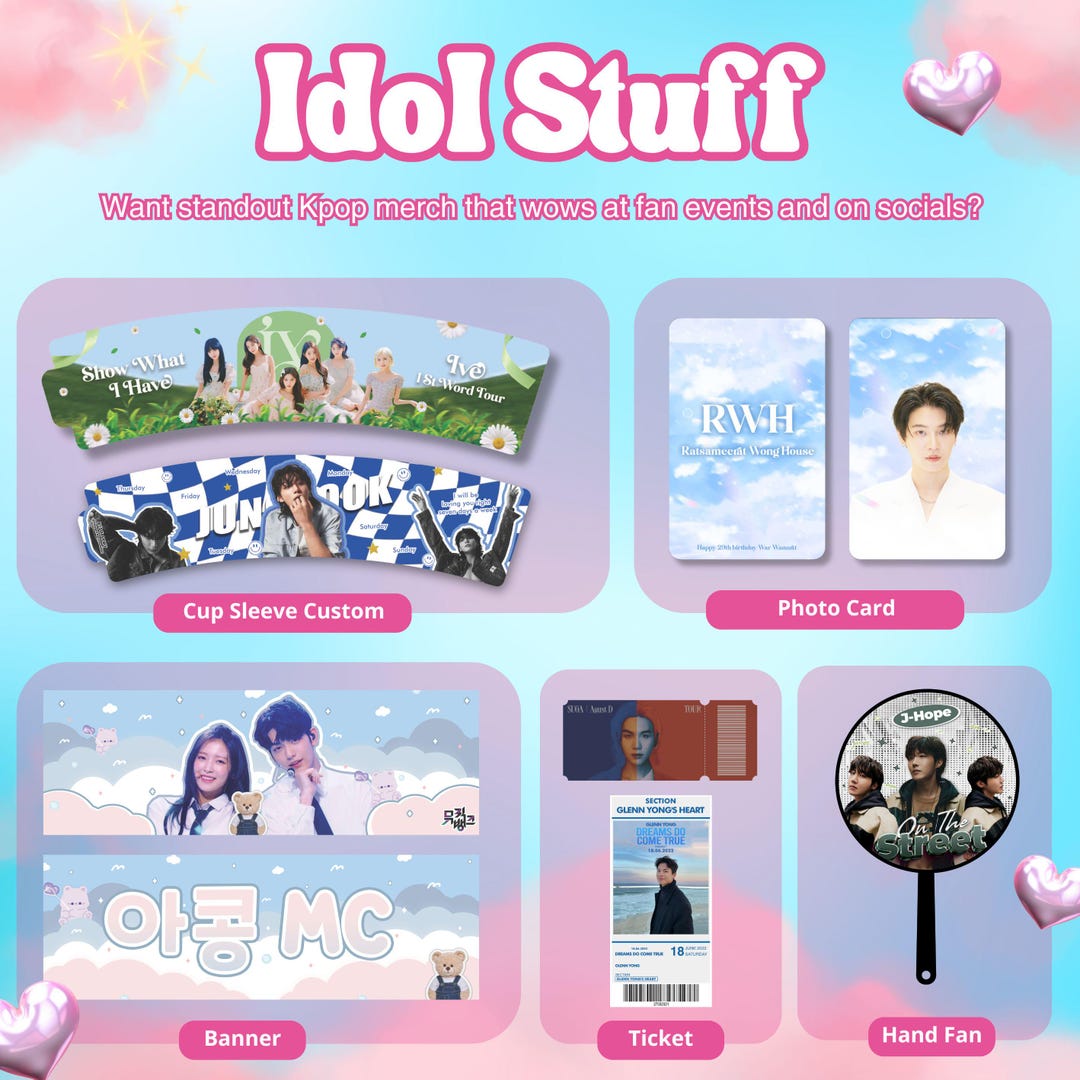 Stand Out With Custom Kpop Stuff – Unique & High-quality Designs for ...
