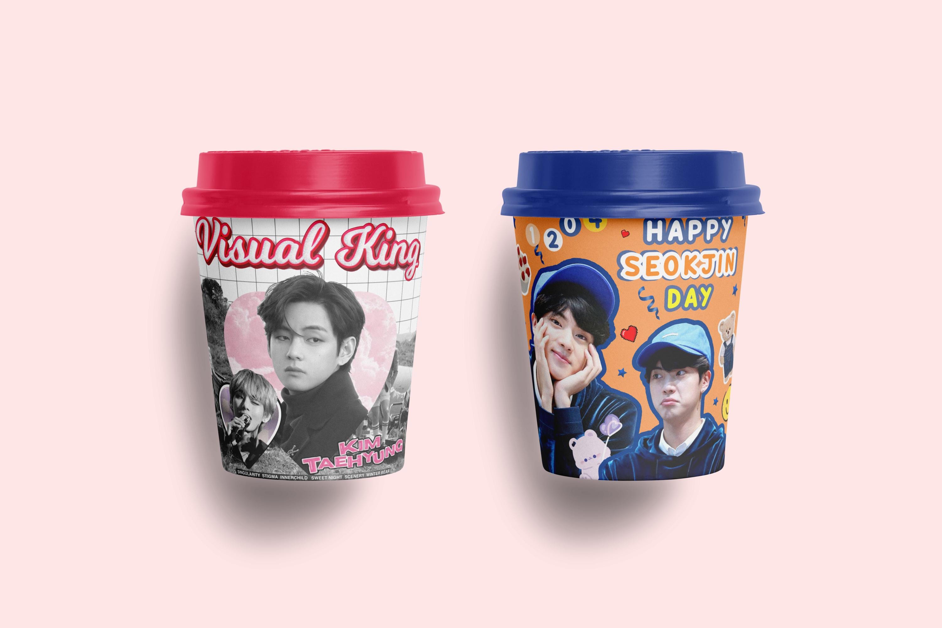 Custom Kpop Merch Design: Cupsleeve, Stickers, Photocards (digital ...