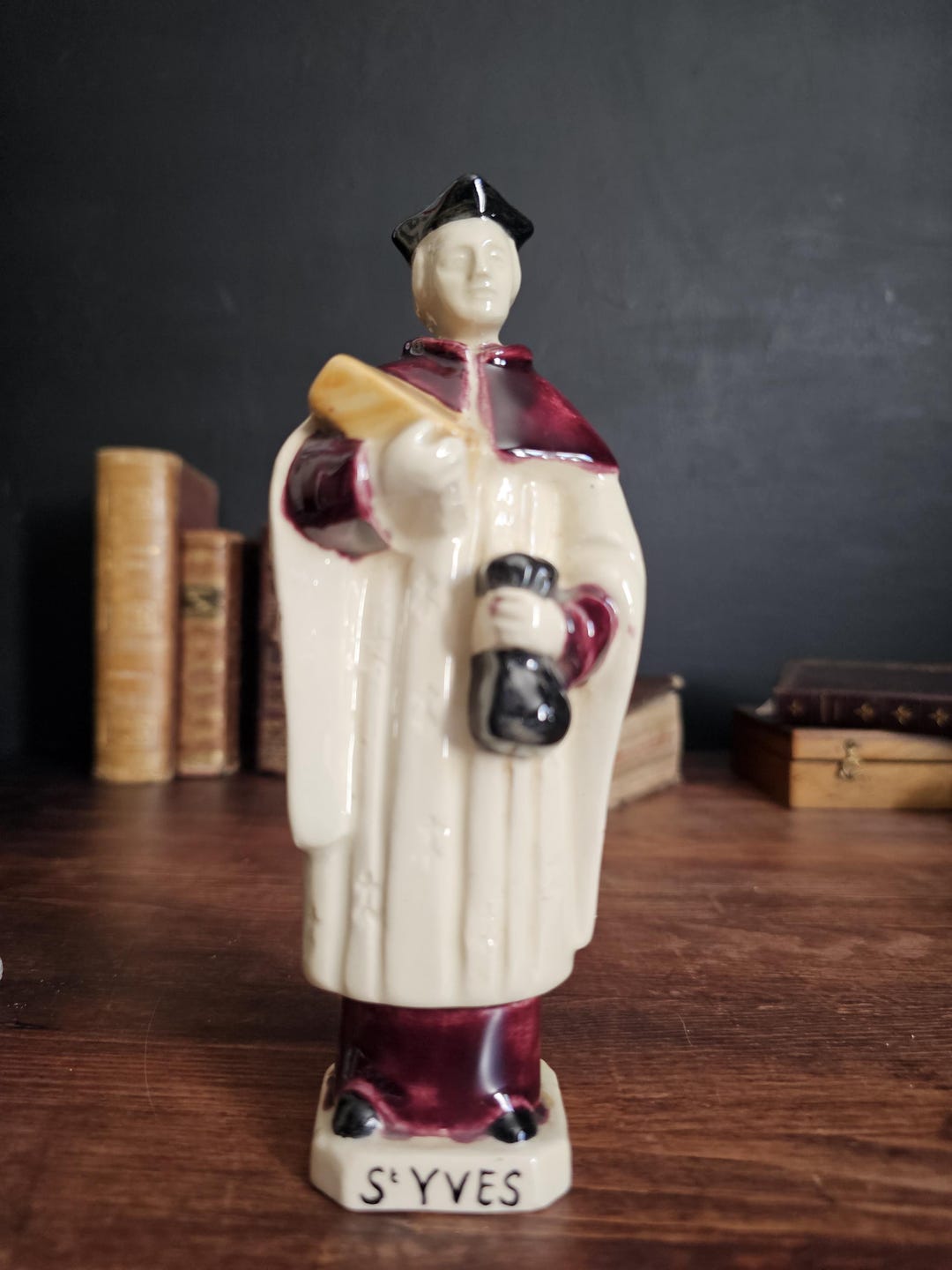 Rare French St Yves Faience Figurine Signed by Jeanne Levêque - Etsy