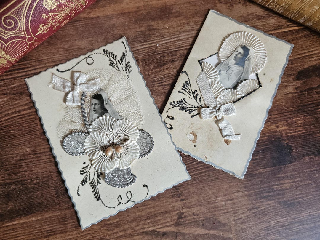 French Antique Holy Communion Souvenir Card. Two Available - Etsy