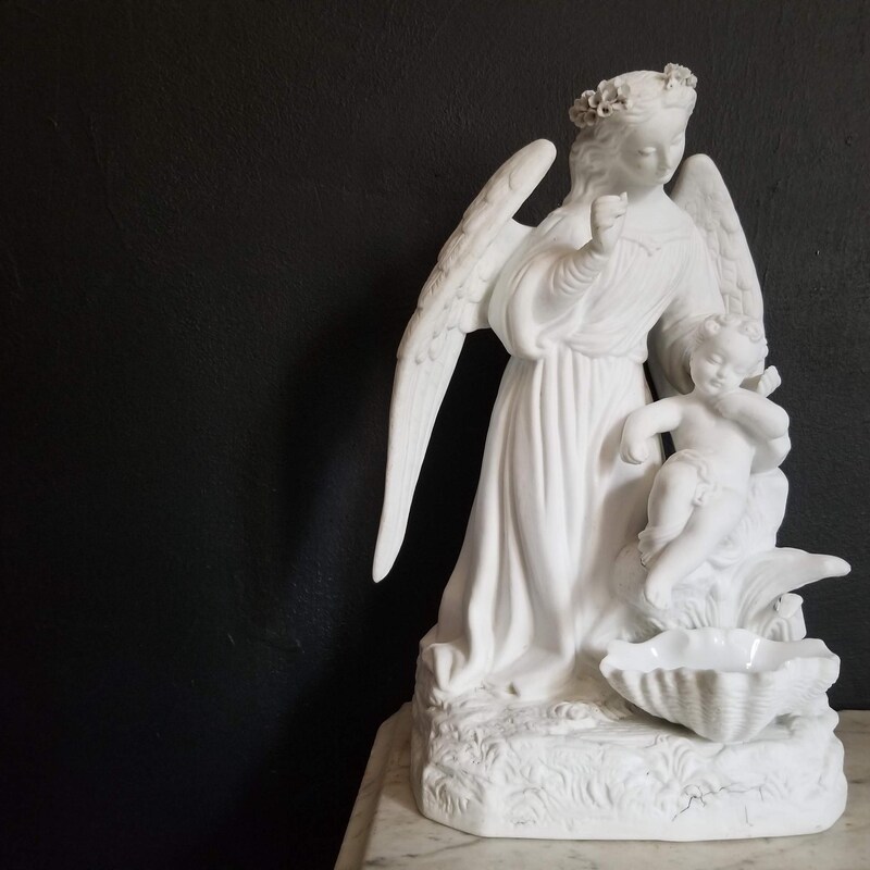 Antique Bisque Statues - Etsy UK